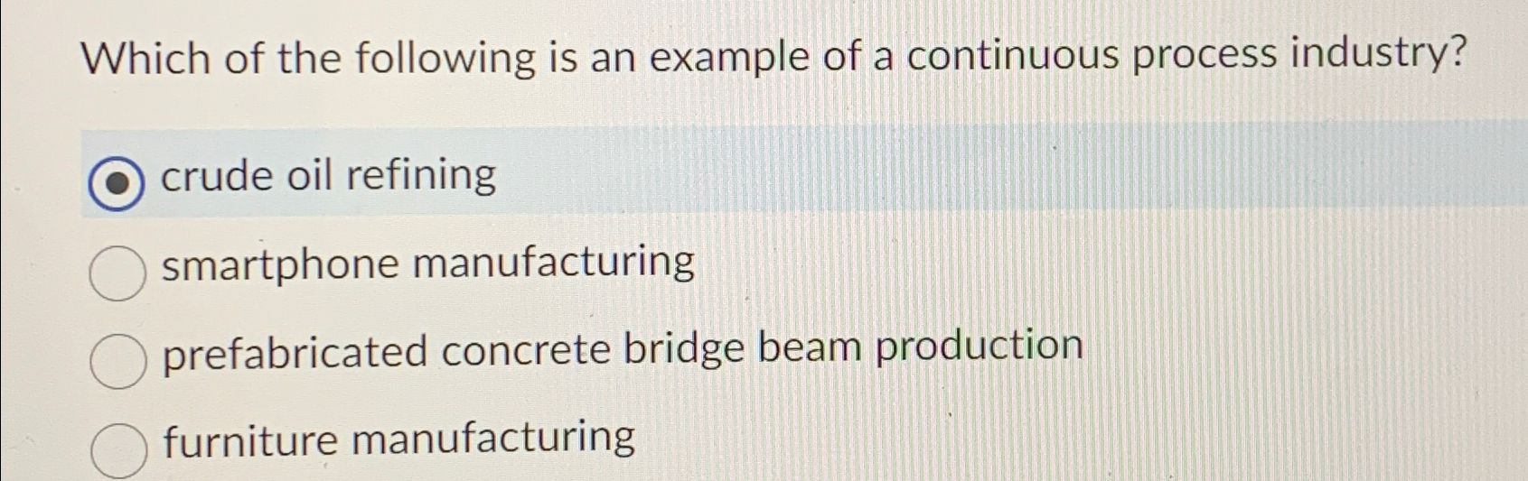 Solved Which of the following is an example of a continuous | Chegg.com