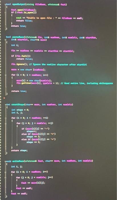 Solved i have a minecraft based maze solving assignment in | Chegg.com