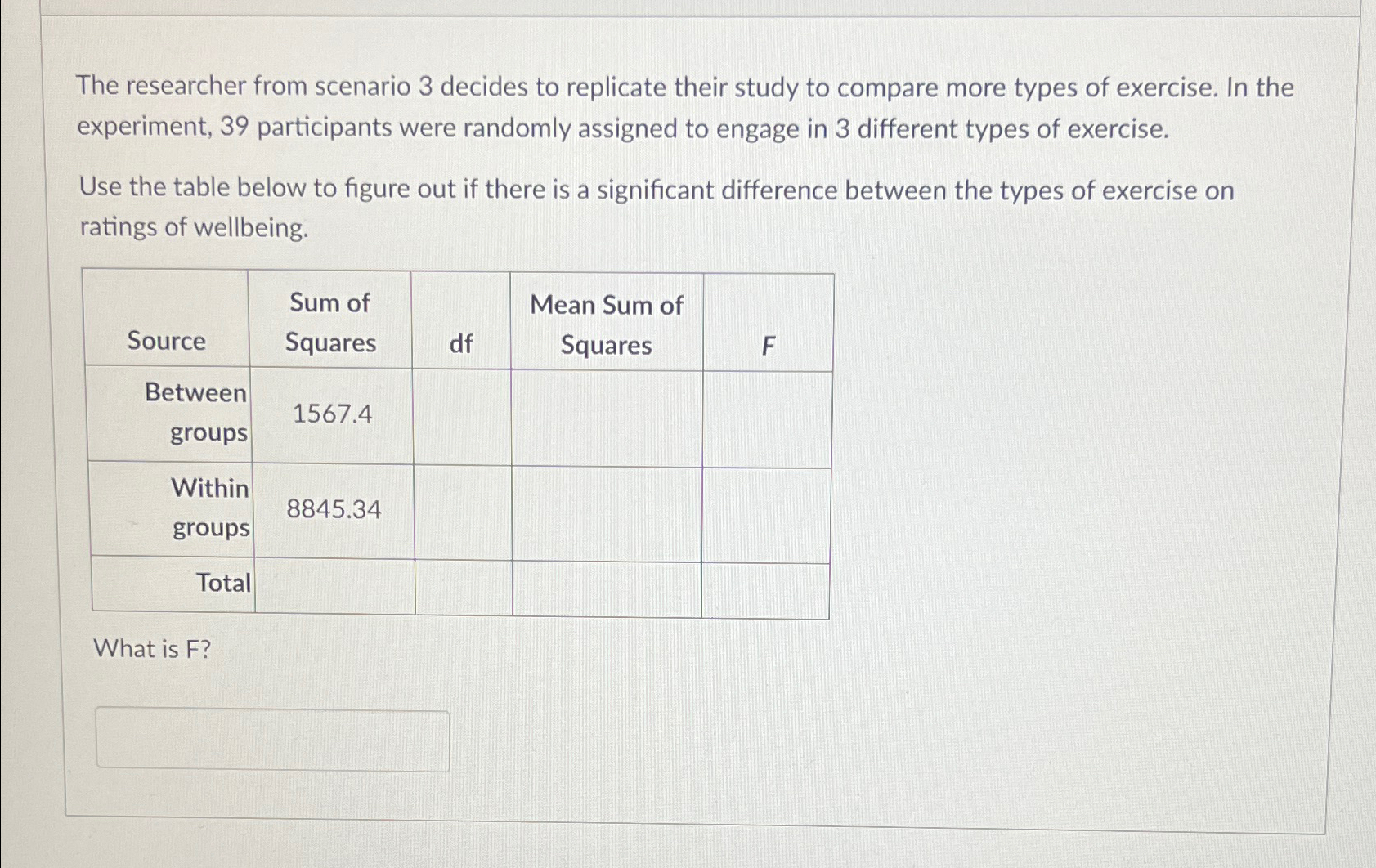Solved The researcher from scenario 3 ﻿decides to replicate | Chegg.com