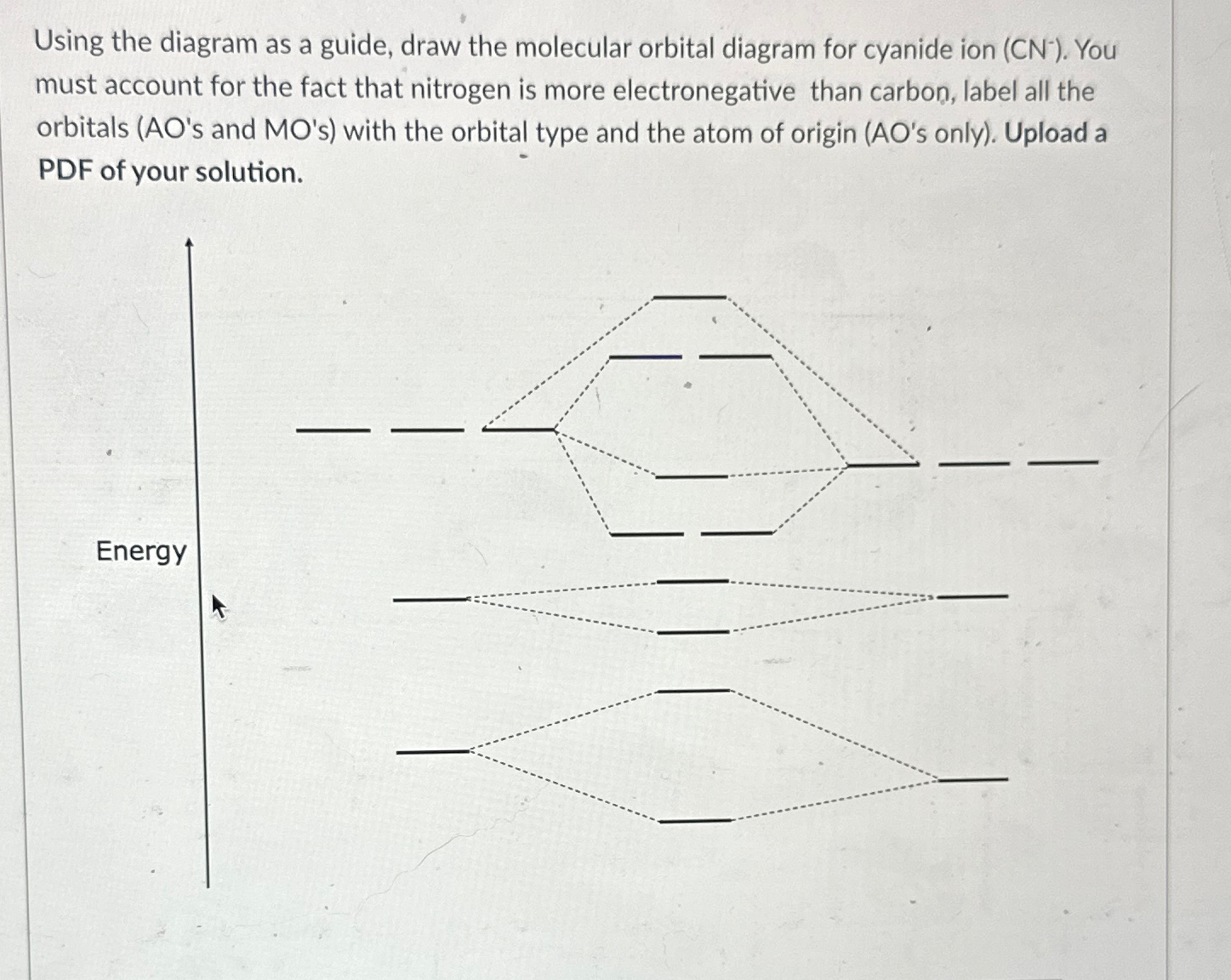 Using the diagram as a guide, draw the molecular | Chegg.com