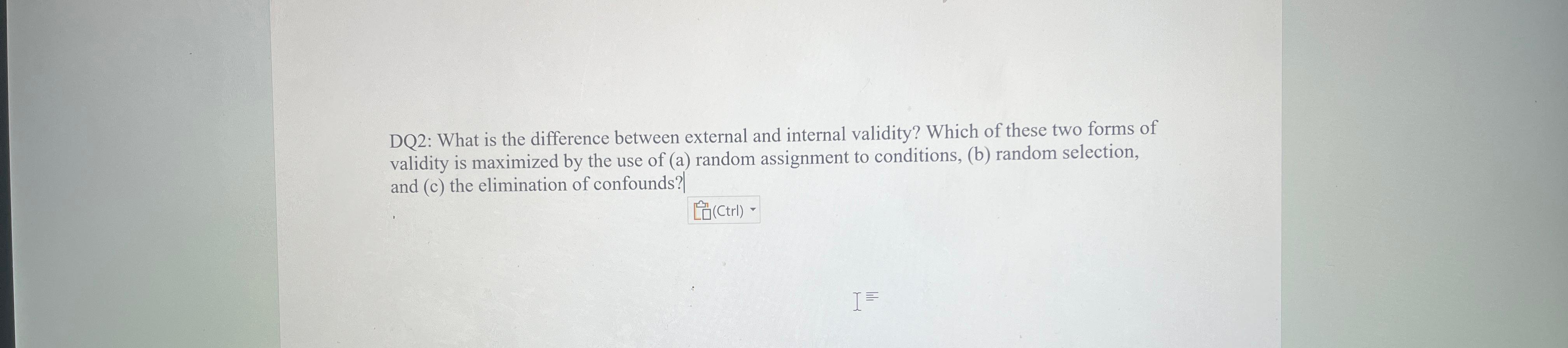 Solved DQ2: What is the difference between external and | Chegg.com