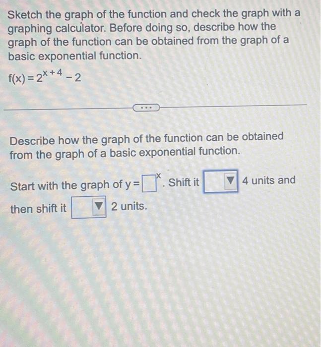 Solved Sketch the graph of the function and check the graph | Chegg.com