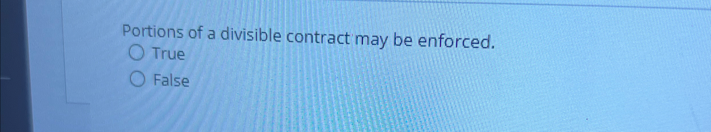 Solved Portions of a divisible contract may be | Chegg.com