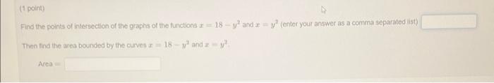 Solved (1 point) Sketch the region enclosed by y=e3x,y=e8x | Chegg.com