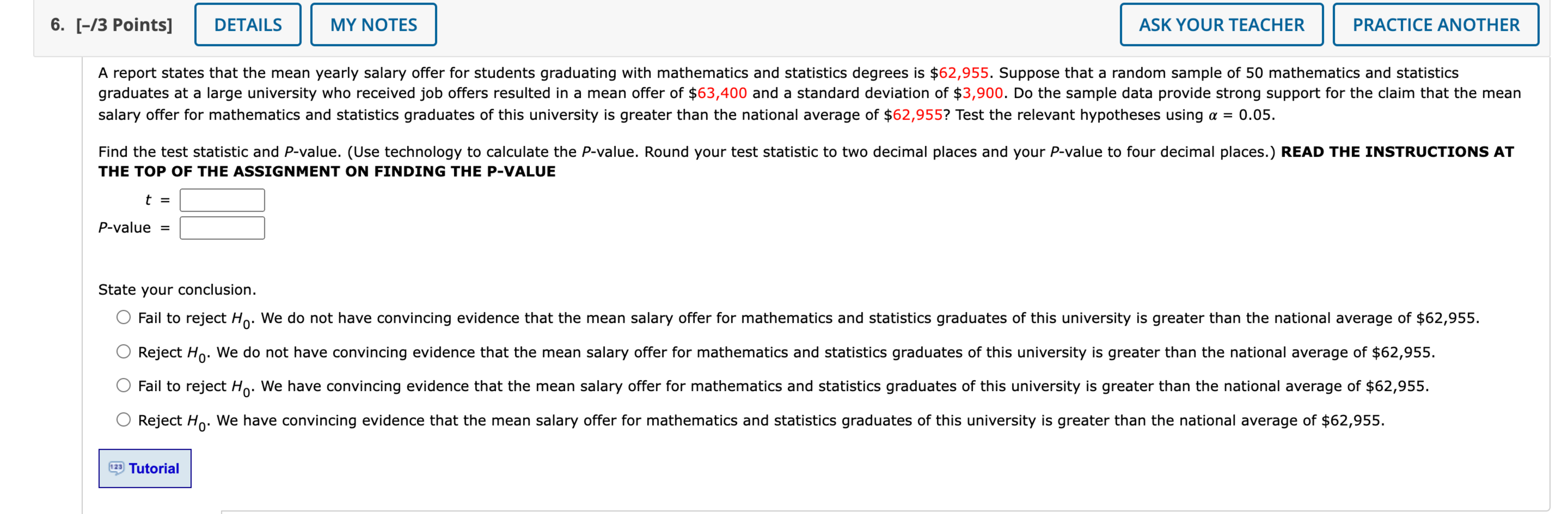 Solved A report states that the mean yearly salary offer for | Chegg.com