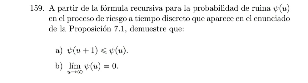 A partir de la fórmula recursiva para la probabilidad | Chegg.com