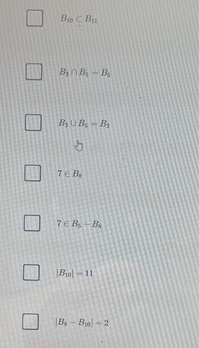 Solved Consider the infinite sequence of sets B0,B1,B2,… | Chegg.com