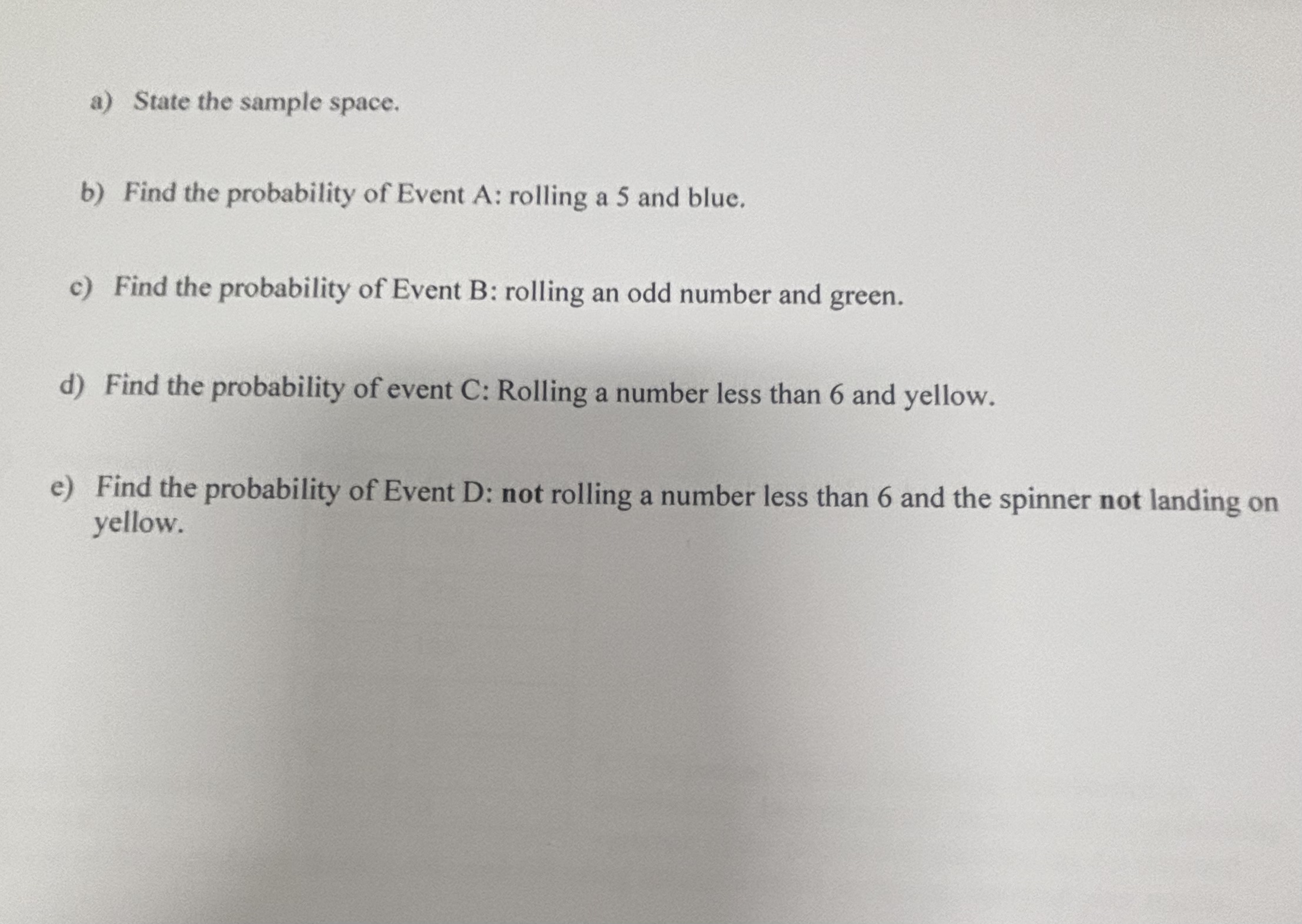 Solved (16 ﻿points) ﻿A probability event consists of | Chegg.com