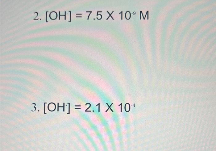Solved 13/ Calculate the [H3O′], given the [OH] in each | Chegg.com