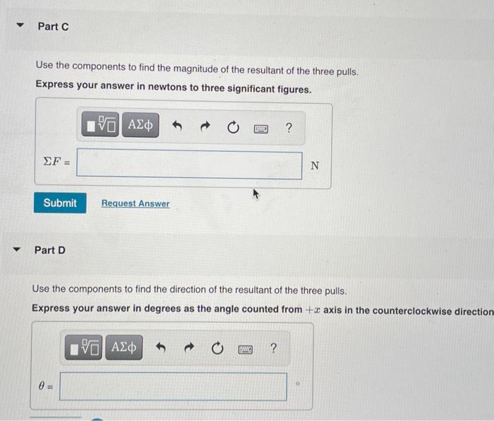 Solved Workmen are trying to free an SUV stuck in the mud. | Chegg.com