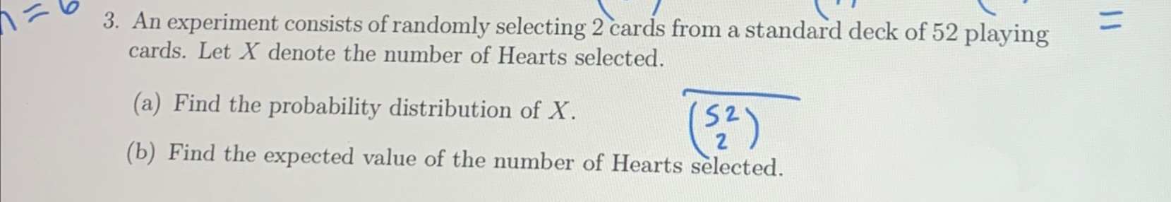 Solved An experiment consists of randomly selecting 2 ﻿cards | Chegg.com
