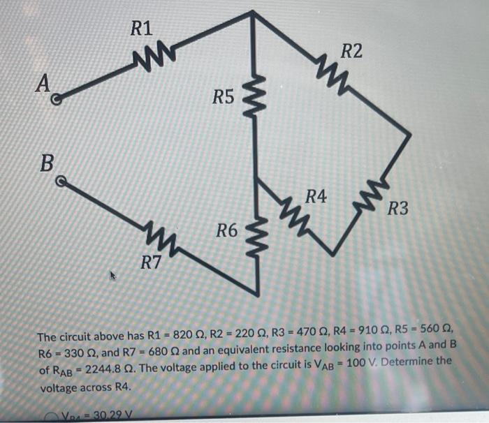 Solved The circuit above has | Chegg.com
