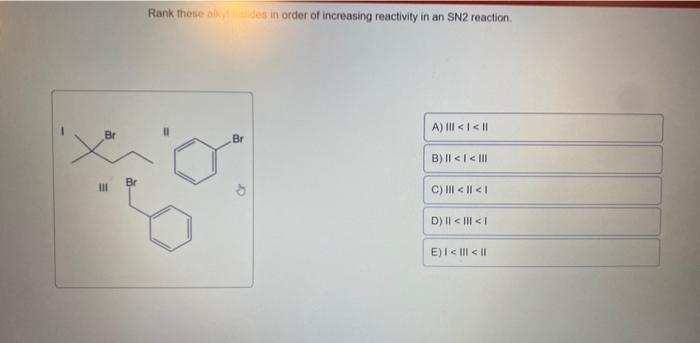 Solved Rank these aly des in order of increasing reactivity | Chegg.com