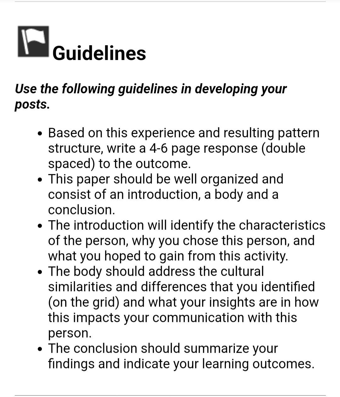 Description Course Paper: Kluckhohn and Strodtbeck | Chegg.com