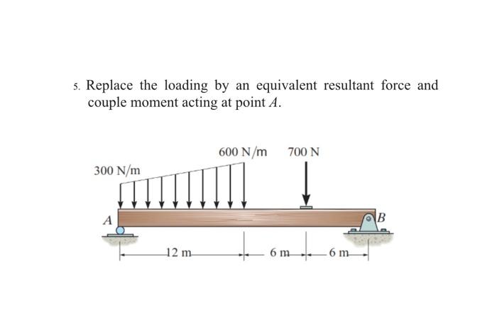 Solved 4. Replace the parallel force system acting on the | Chegg.com