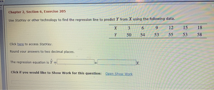 Solved Er Chapter 2 Section 6 Exercise 205 Use Statkey Or 0542