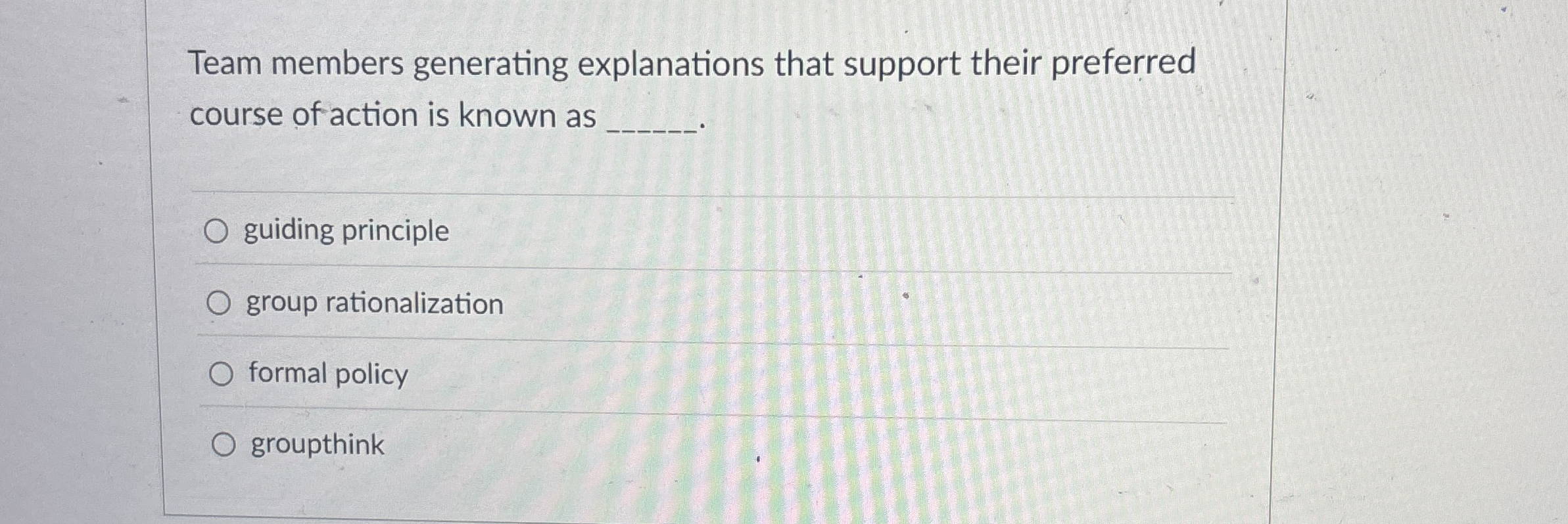 Solved Team members generating explanations that support | Chegg.com