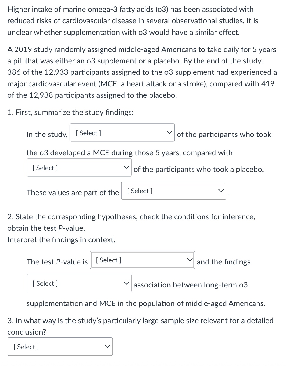 Solved last 2 ﻿blank- ﻿ A) ﻿failed to provide evidence of an | Chegg.com