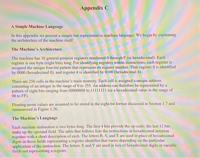 Solved QUESTION 1 Given the following state of memory (in | Chegg.com