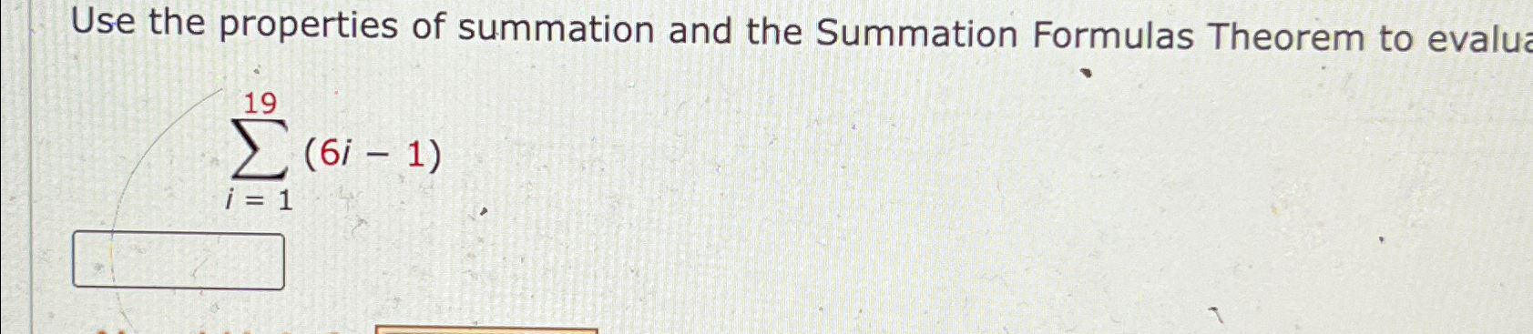 Solved Use the properties of summation and the Summation | Chegg.com