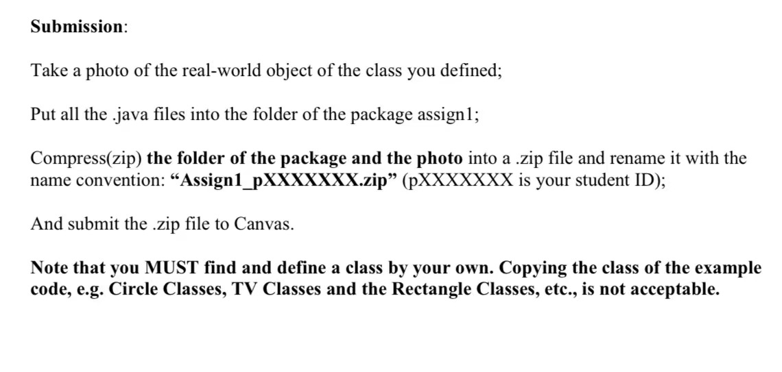Solved Submission:Take a photo of the real-world object of | Chegg.com