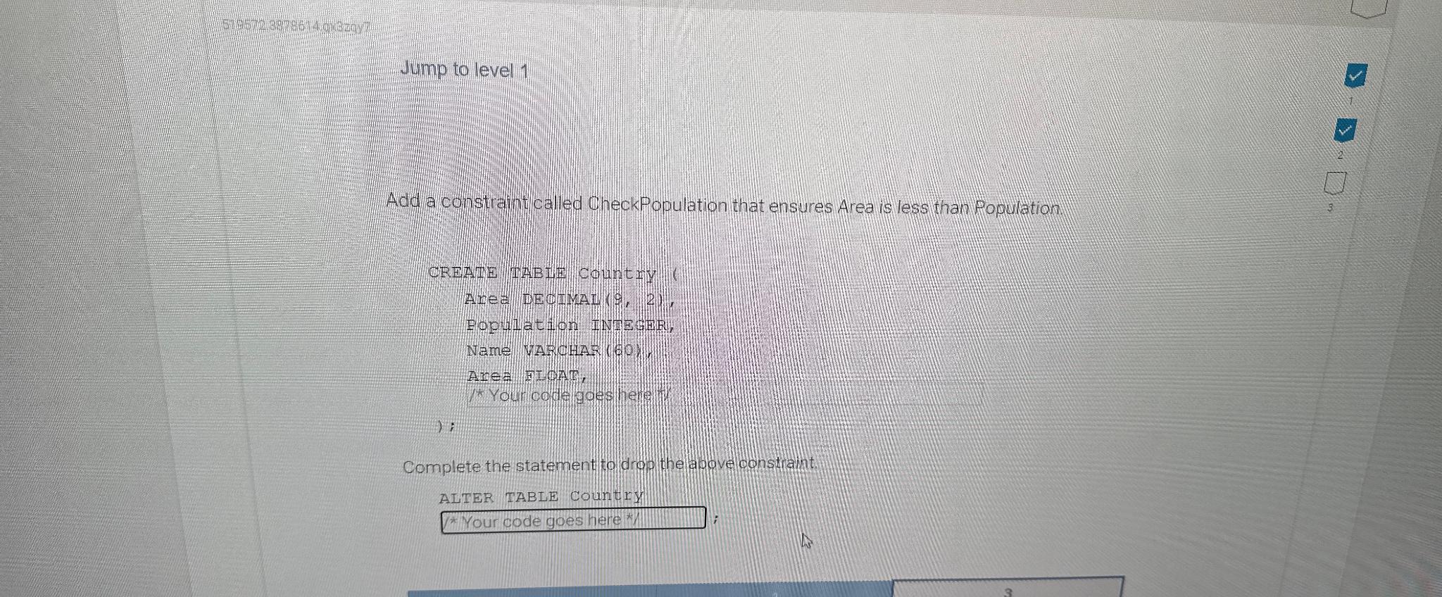 Solved Jump to level 1Add a constraint called | Chegg.com