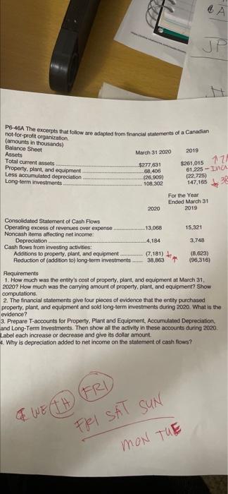 Solved na P-45A on January 3, 2020, W. Sofer Inc paid | Chegg.com