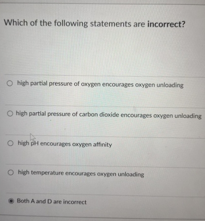 Solved Which of the following statements are incorrect?high | Chegg.com