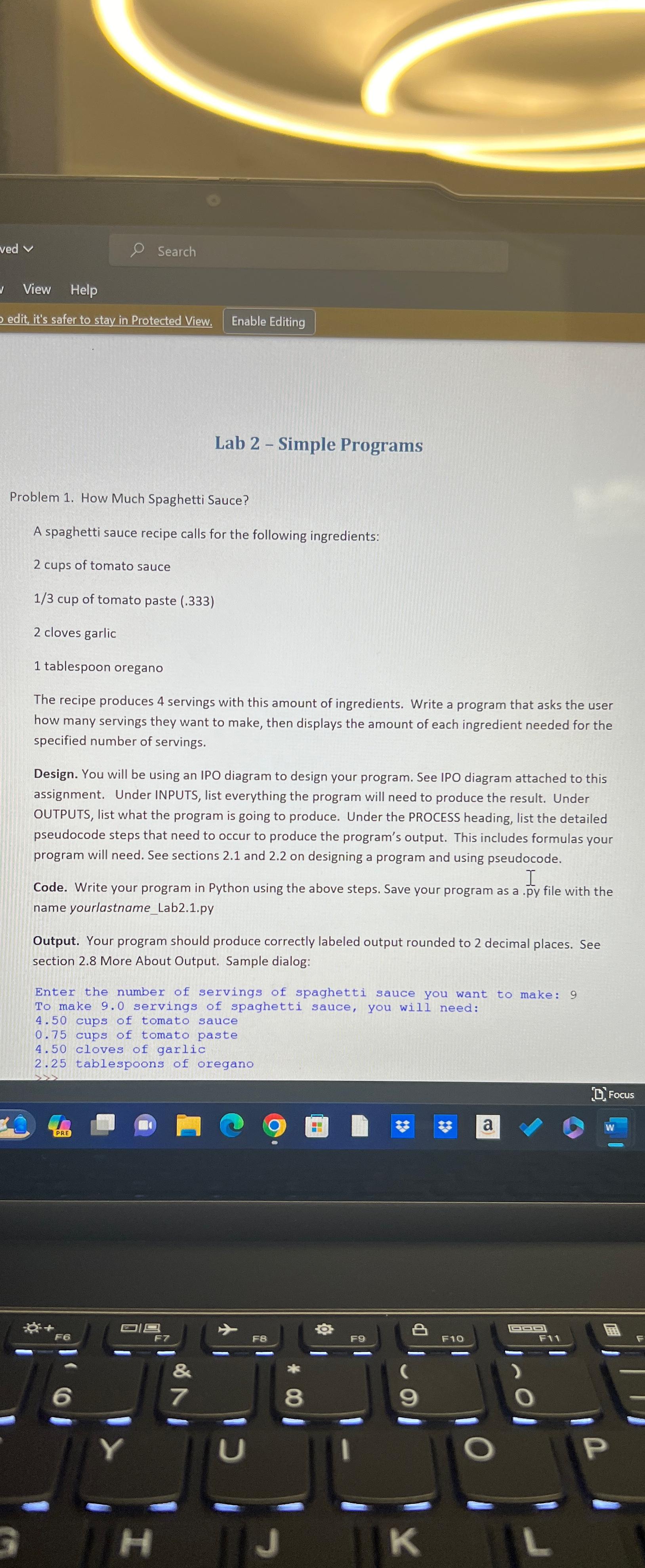 Solved Lab 2 - ﻿Simple ProgramsProblem 1. ﻿How Much | Chegg.com