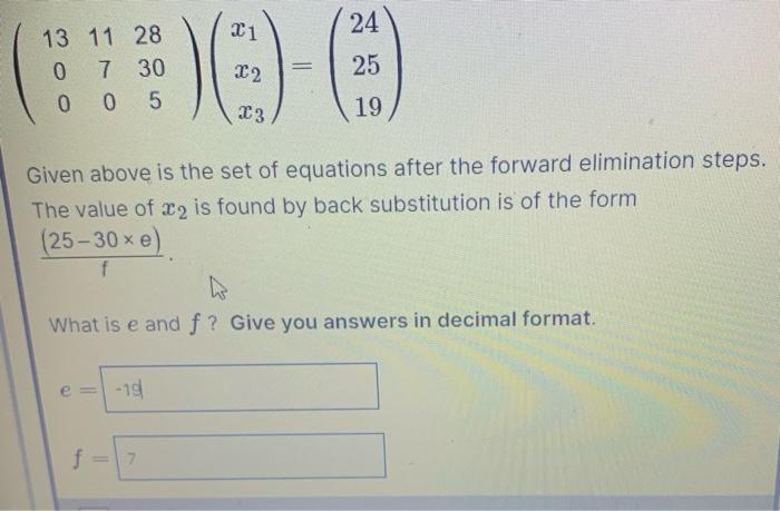 Solved 21 24 (290- 13 11 28 0 7 30 7 0 0 5 12 25 23 19 Given | Chegg.com