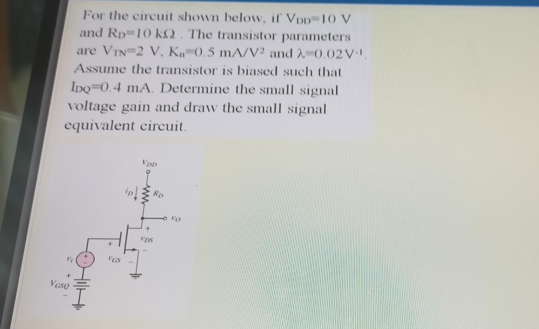Solved For the circuit shown below, if Vpp 10 V and Rp=10 | Chegg.com