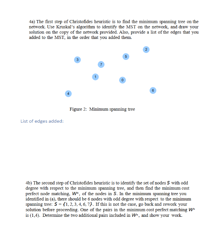 Solved Can you help me answer 4a-4d based off the info | Chegg.com