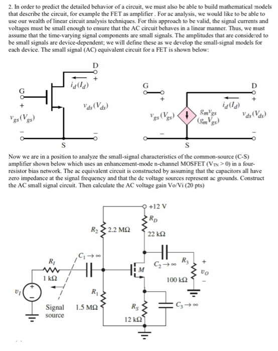 Solved 2. In order to predict the detailed behavior of a | Chegg.com
