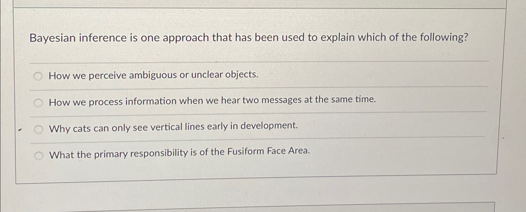 Solved Bayesian inference is one approach that has been used | Chegg.com