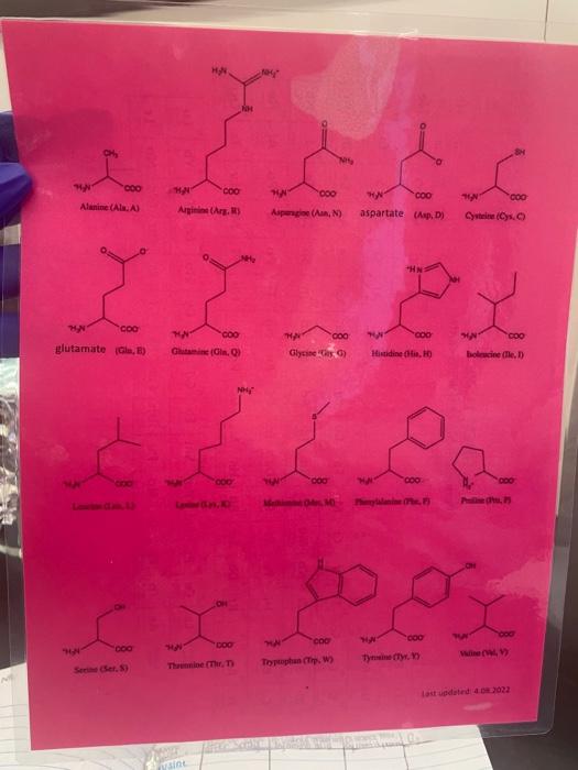 Please draw the molecular structure for "LIVE" and | Chegg.com
