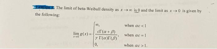 A random variable X is said to have the beta-Weibull | Chegg.com