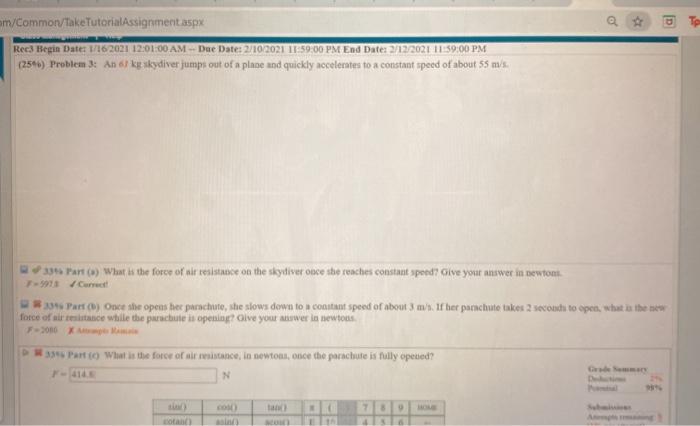 Solved M Common Take Tutorialassignment Aspx р Rec3 Begin