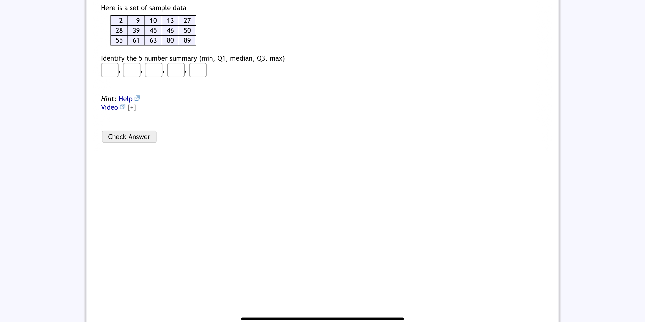 Solved Here is a set of sample | Chegg.com