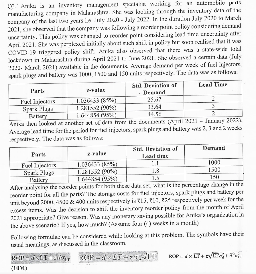 Solved The question solved above has used incorrect formula | Chegg.com