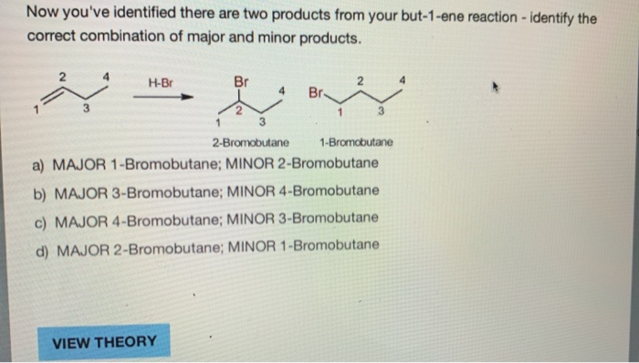 Solved Now you've identified there are two products from | Chegg.com