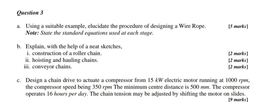 Solved Question 3 a. Using a suitable example, elucidate the | Chegg.com