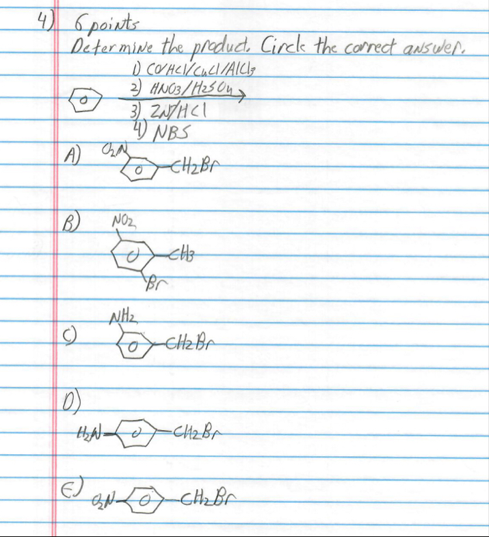 Solved this one is multiple choice 6 ﻿pointsDetermine the | Chegg.com