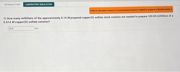 Solved 1) How many milliliters of the approximately 0.14M | Chegg.com