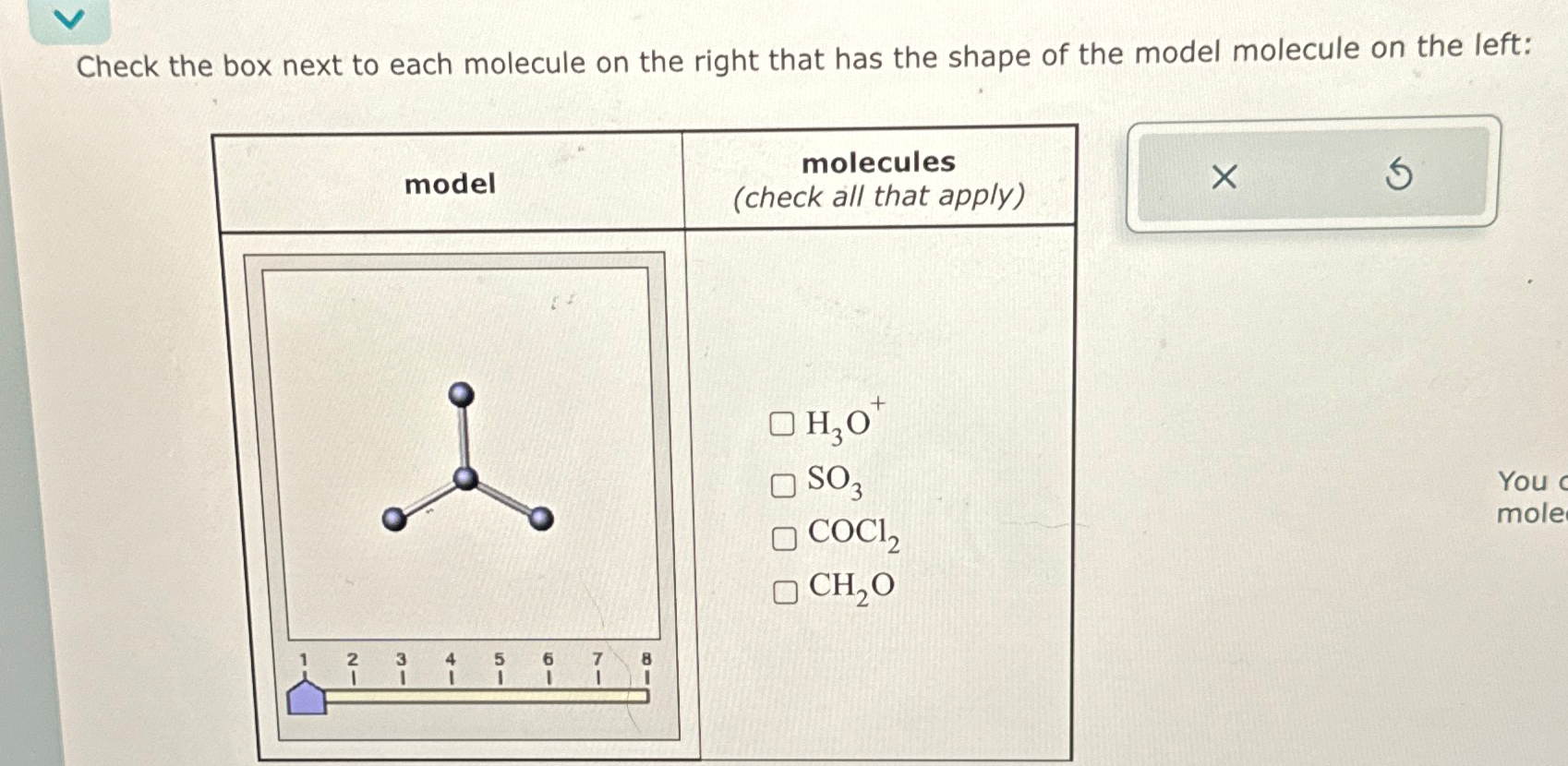 Solved Check the box next to each molecule on the right that | Chegg.com