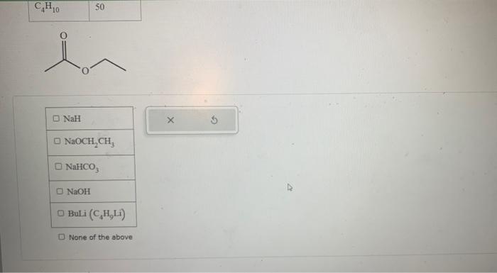 Solved The most acidic proton on the molecule below has | Chegg.com