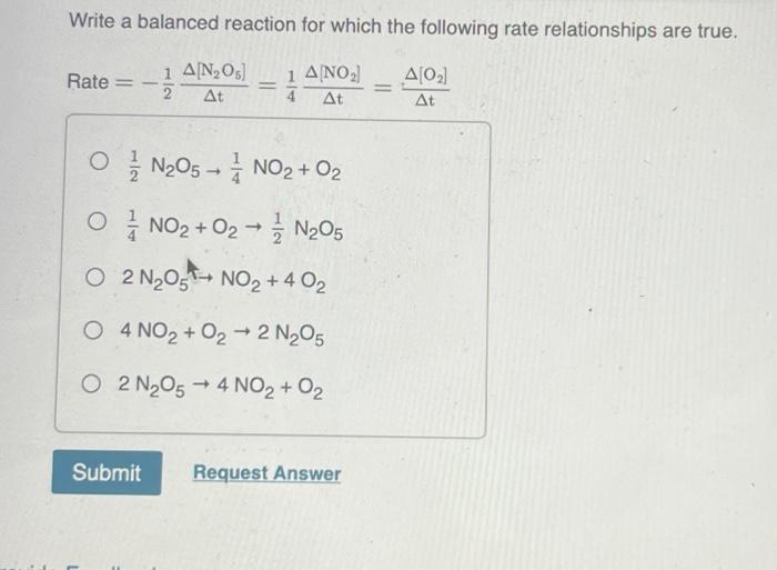 Solved Write a balanced reaction for which the following | Chegg.com