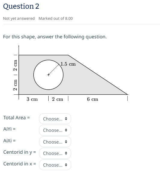 Solved Question 2Not yet answered Marked out of 8.00For this | Chegg.com