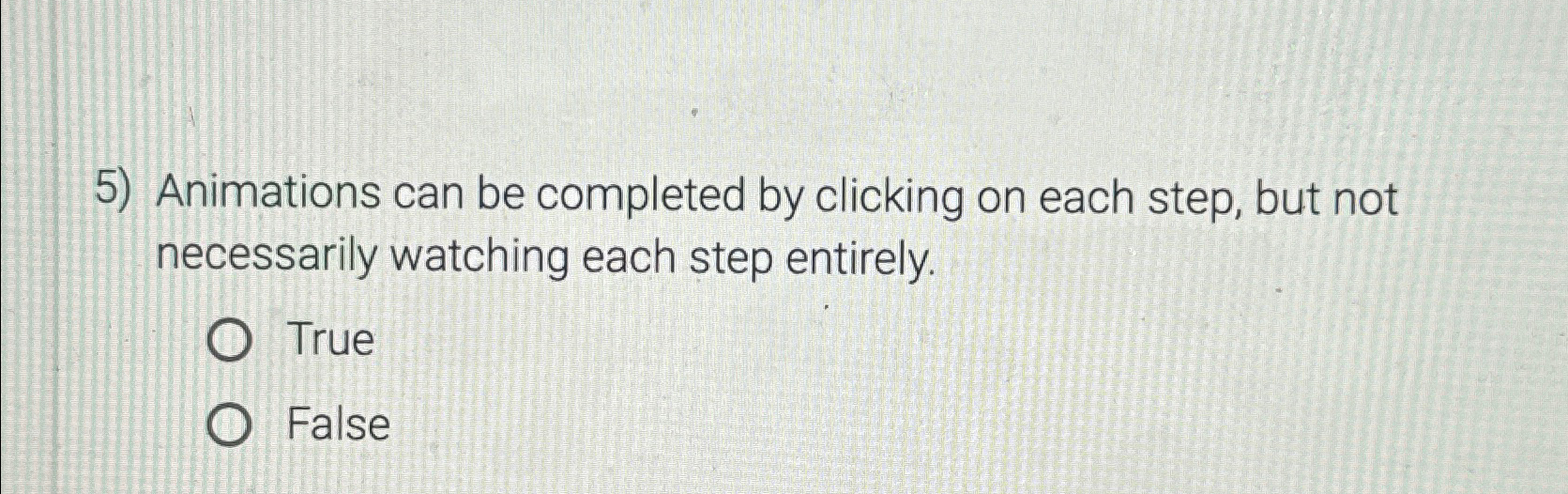 Solved Animations can be completed by clicking on each step, | Chegg.com