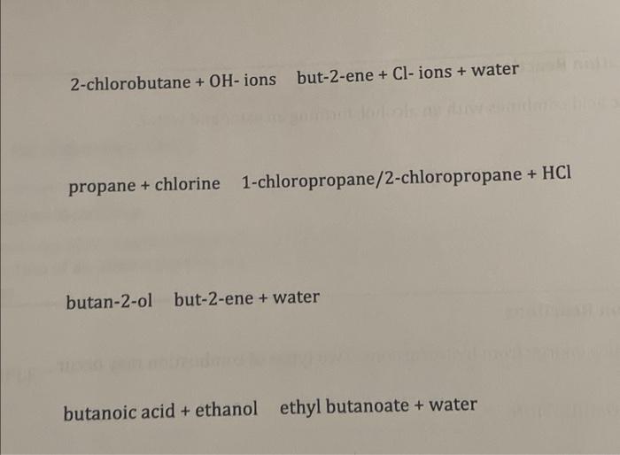 Solved Practice Problems 1) Identify the type of reaction | Chegg.com