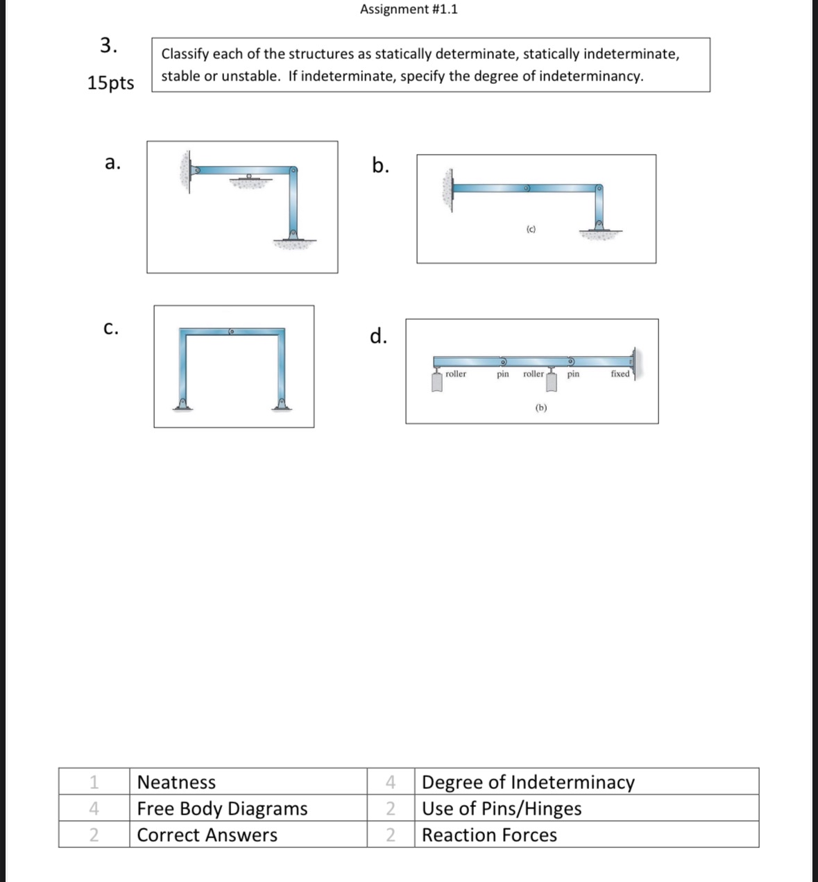 Solved Assignment #1.13.Classify each of the structures as | Chegg.com